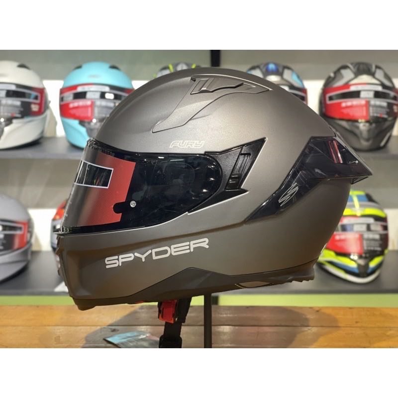 SPYDER FURY PD Full-Face Dual Visor Helmet + Free Clear Visor | Lazada PH