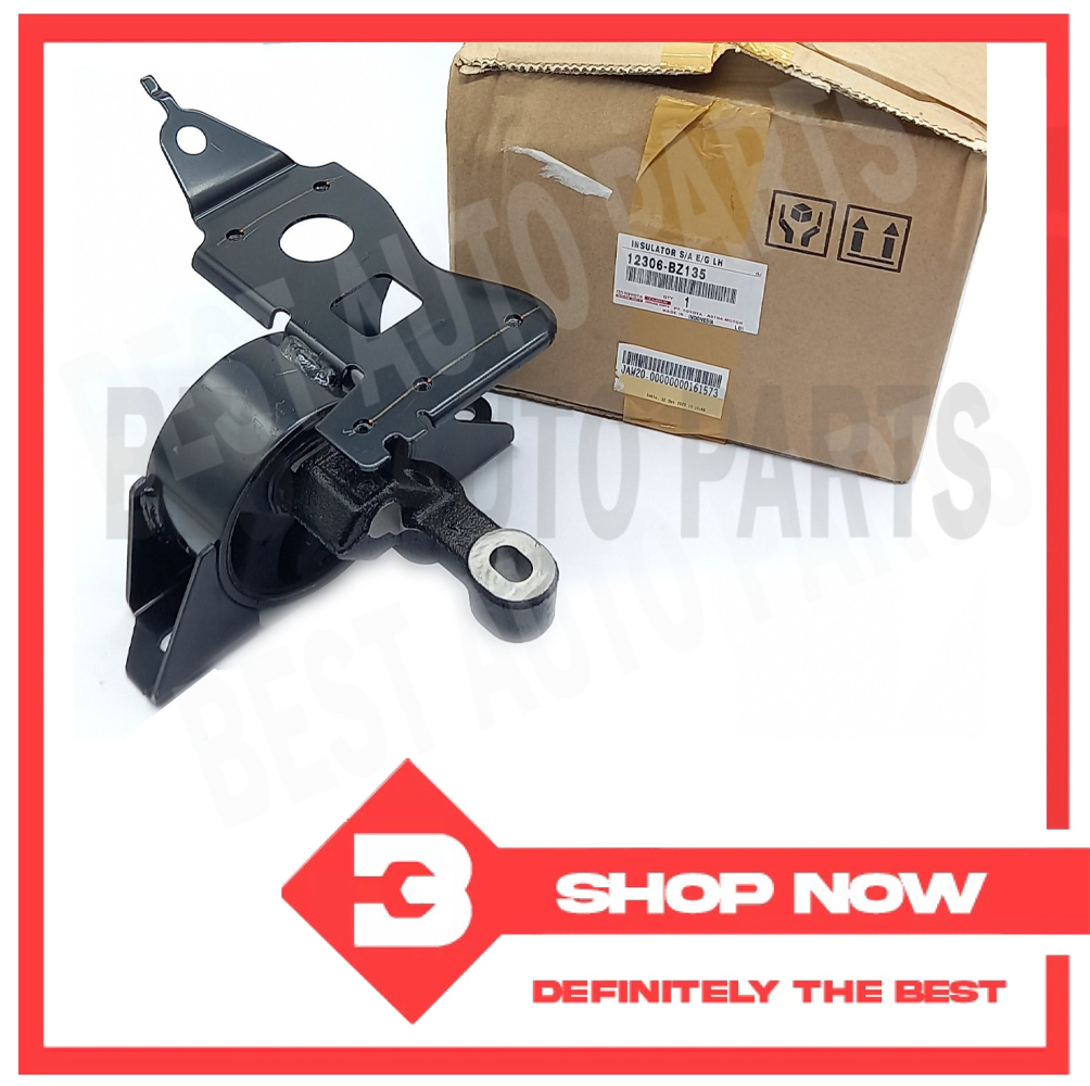 Genuine Toyota Engine Support for Toyota Wigo 1KR ATM LH - 12306-BZ135 ...