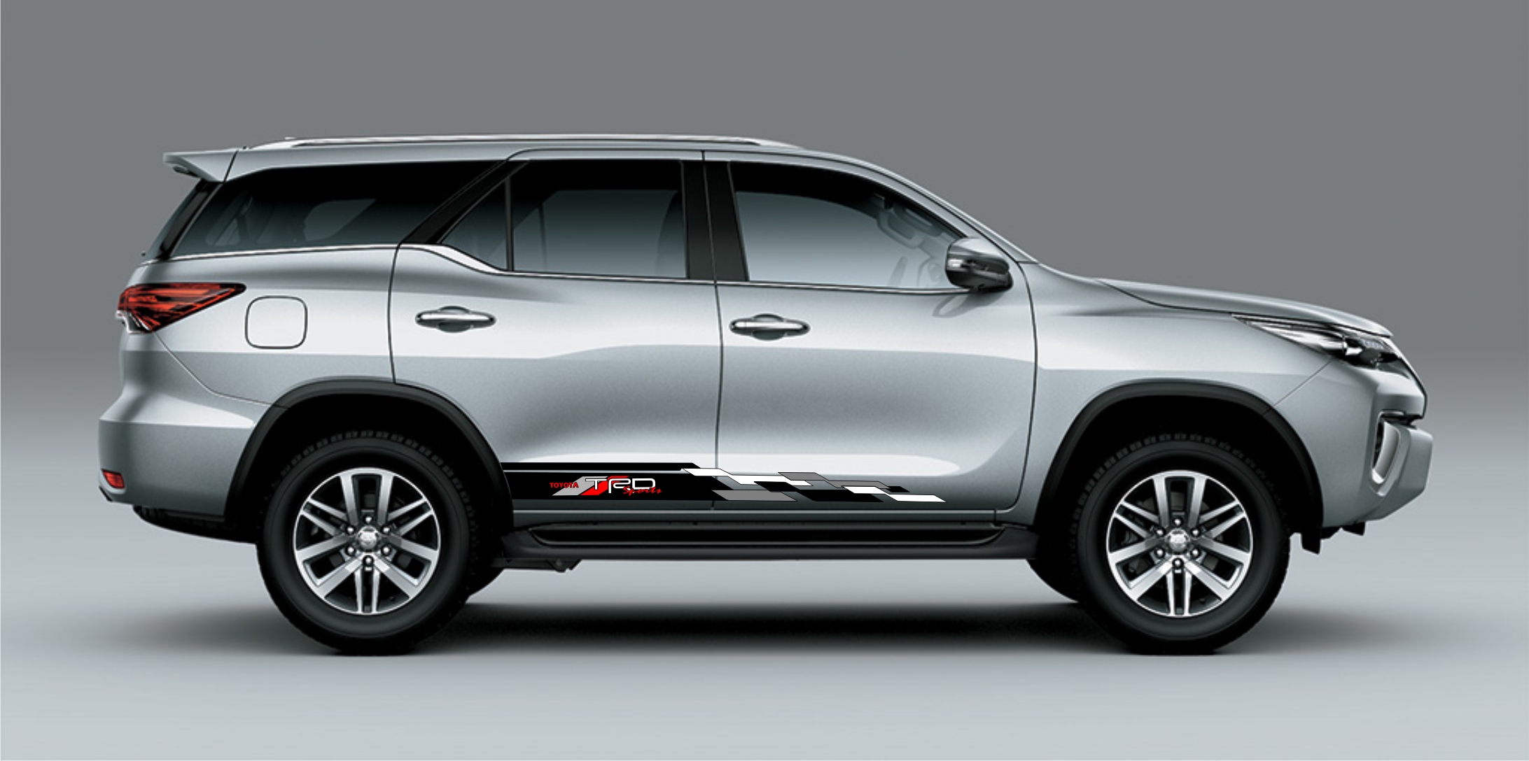 Toyota Fortuner Side Body Decals / Machine Cut Vinyl Sticker ...