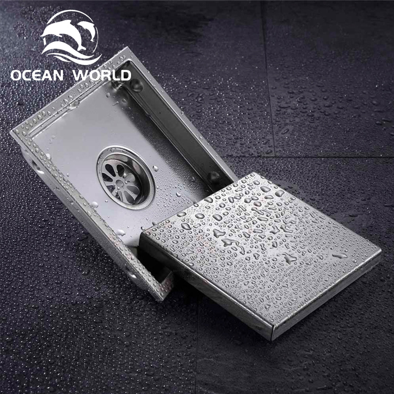 OCEAN WORLD （Fast delivery）Hidden and beautiful floor drains 304 ...