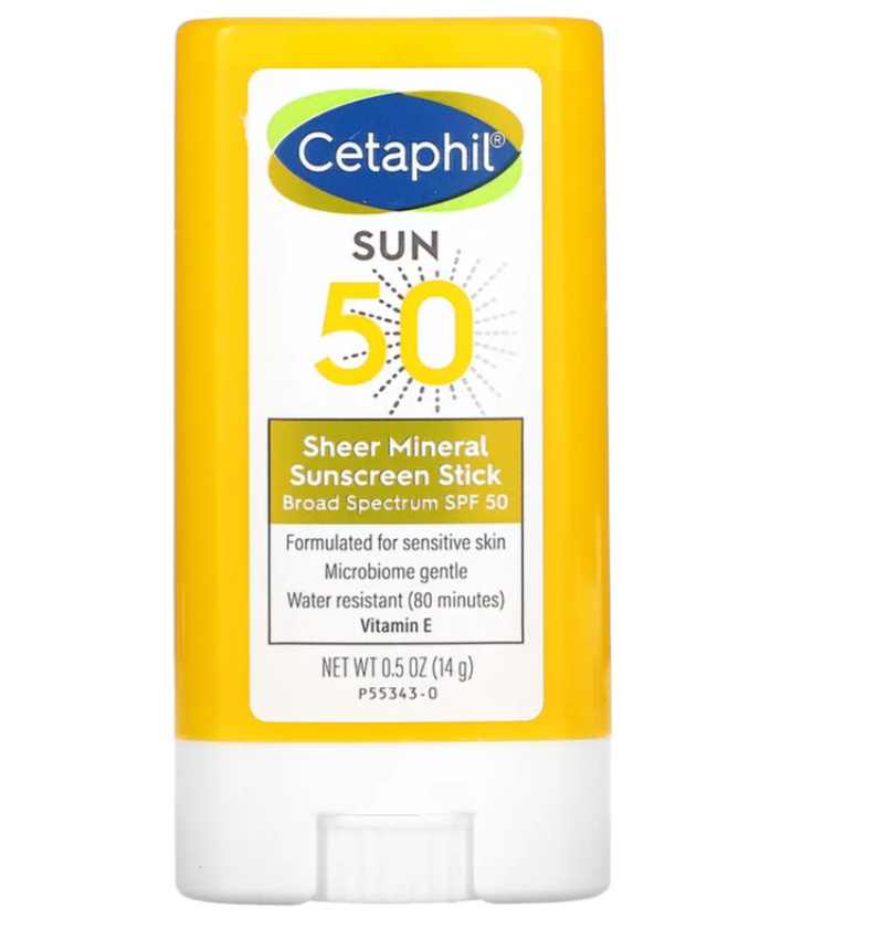 Cetaphil, Sheer Mineral Sunscreen Stick, SPF 50, 0.5 oz (14 g) | Lazada PH