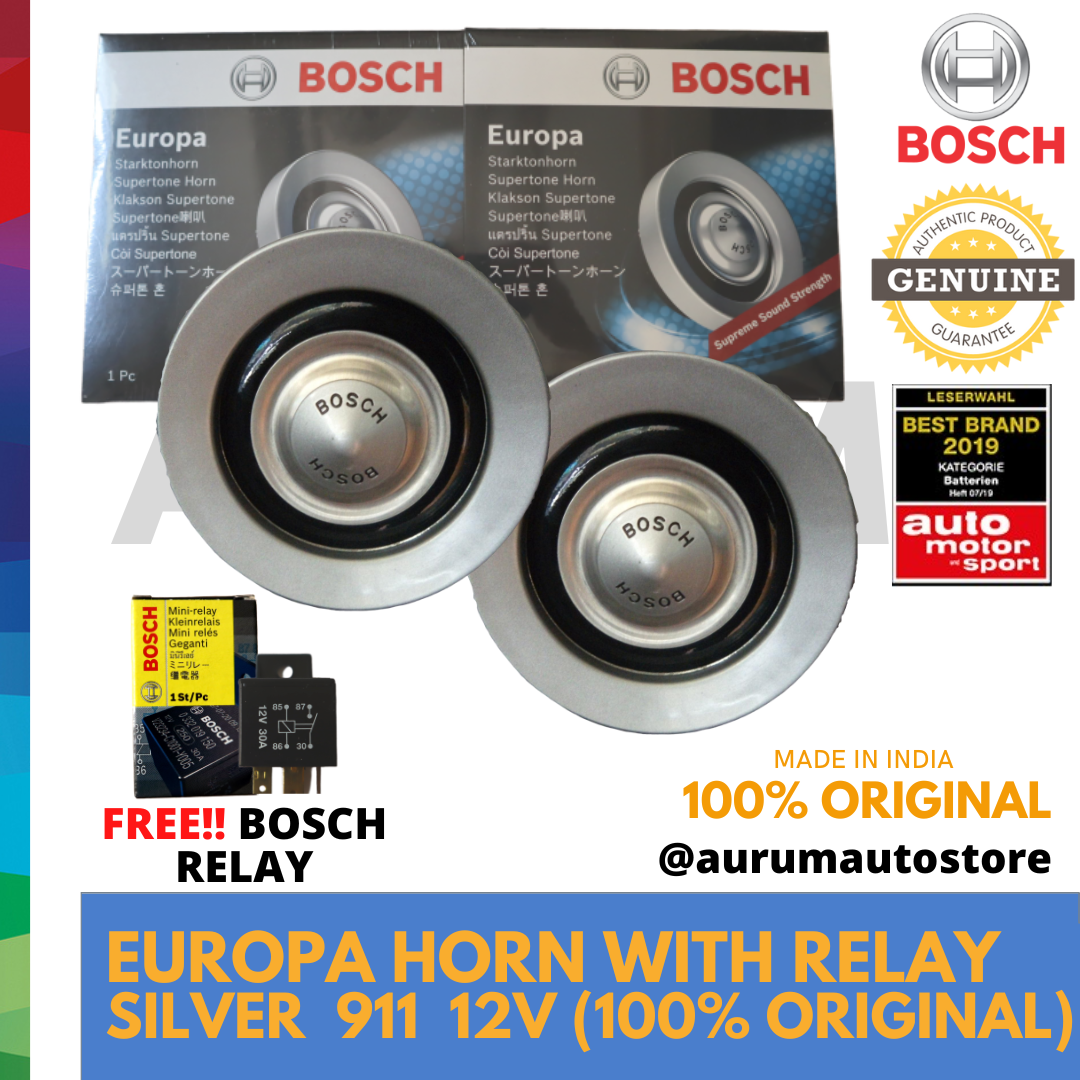 Bosch Europa Horn with relay 12V | Lazada PH