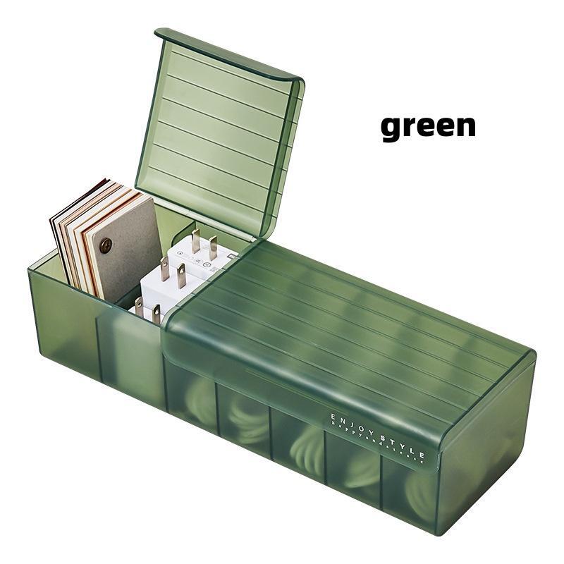 Desktop data cable storage box cable organizer charger multi-function ...