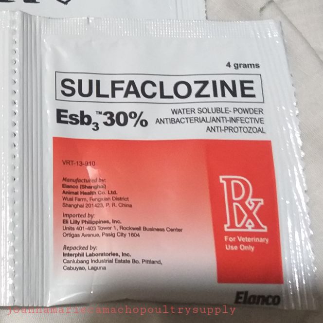 Esb3 Sulfaclozine 4grams | Lazada PH