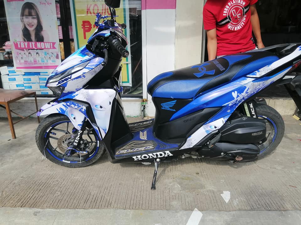 Decals, Sticker, Motorcycle Decals for Honda Click 125, 150- V1, V2 fi ...