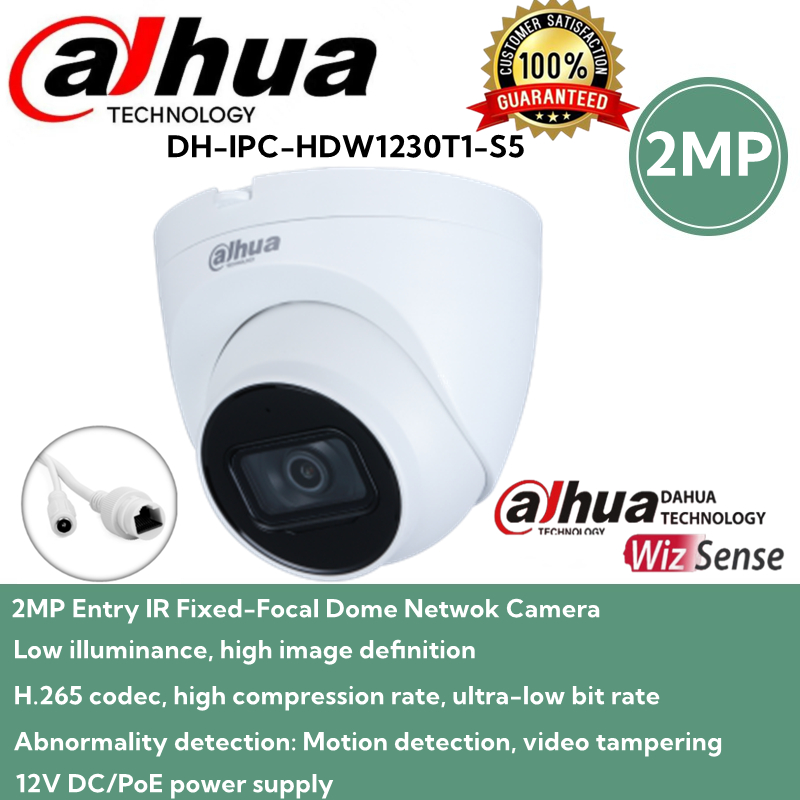 Dahua IP Camera 2MP HD Smart IR Night Vision With Audio Network Camera ...