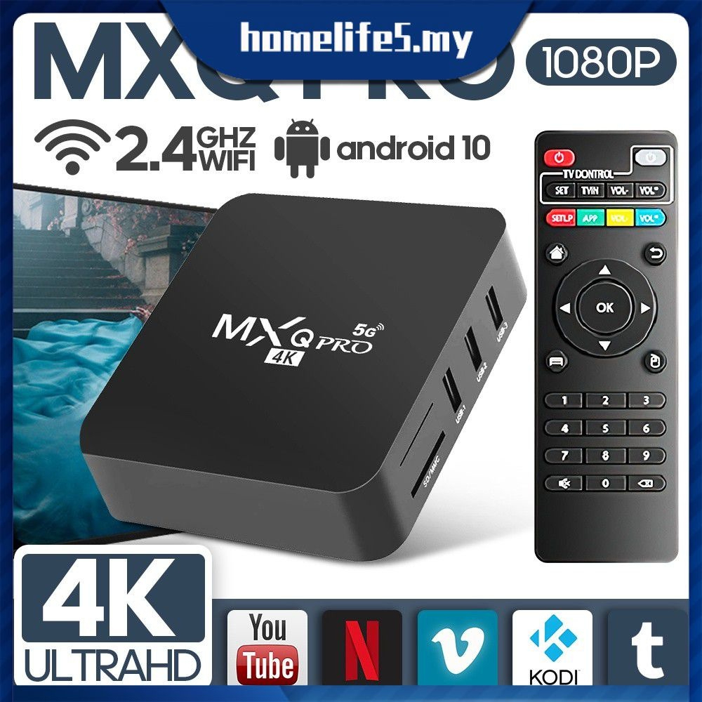 READY STOCK The New 5G MXQ pro 4k android Tv box | Lazada PH
