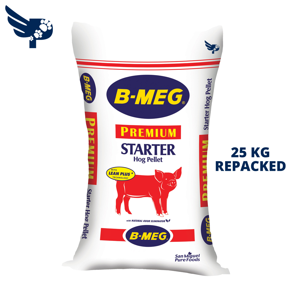 B MEG Premium Starter Hog Pellet 50KG And 25KG Repacked For Pigs B MEG Premium Starter Hog Pellet 50KG And 25KG Repacked For Pigs