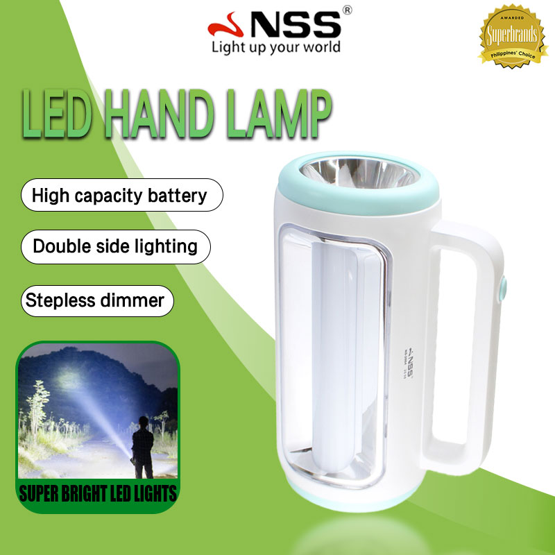 NSS Heavy Duty High Power Waterproof LED Rechargeable Searchlight Glare ...