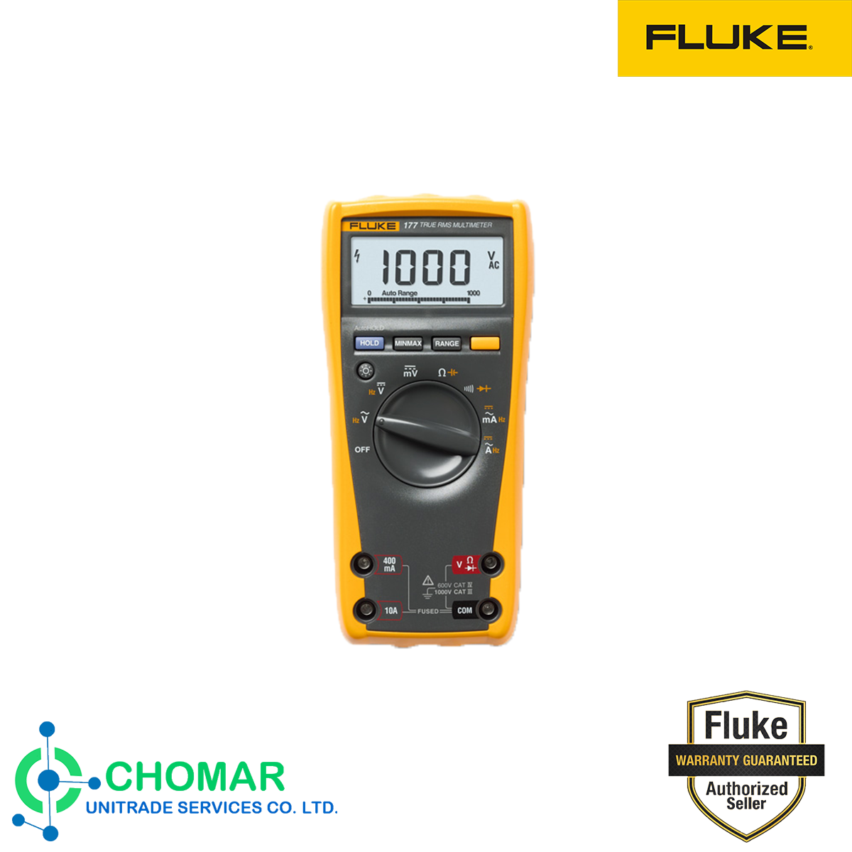 FLUKE 177 True RMS Digital Multimeter with Display Backlight | Lazada PH
