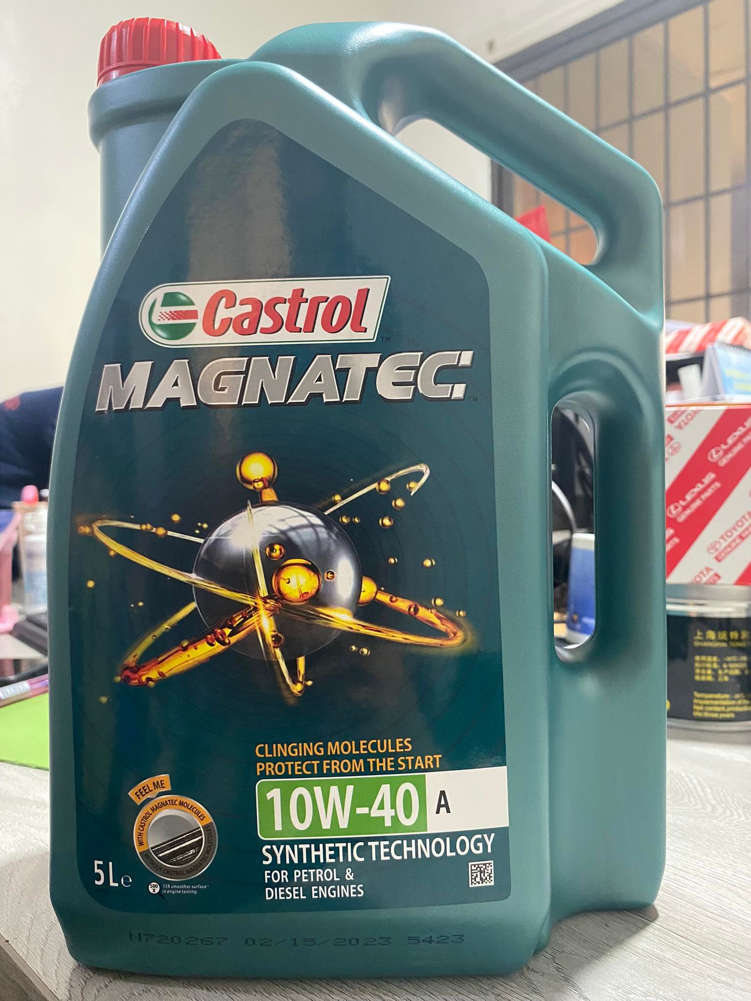 CASTROL 10W-40 A 5 LITERS GASOLINE& DIESEL ENGINE | Lazada PH