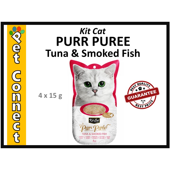 Kit Cat Purr Puree Liquid Cat Treats Snack for Cats (4x15g) | Lazada PH