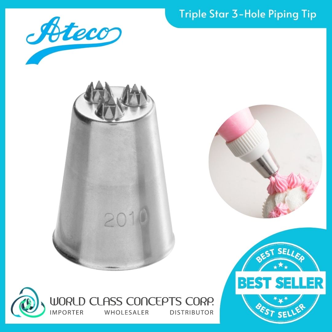Ateco Triple Star 3-Hole Piping Tip (WCCC)(SM) | Lazada PH