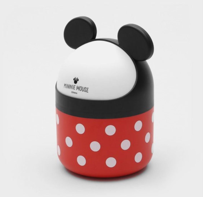 DAISO KOREA - Mickey Minnie Bathroom Slide Open Trash Recycle Bin ...