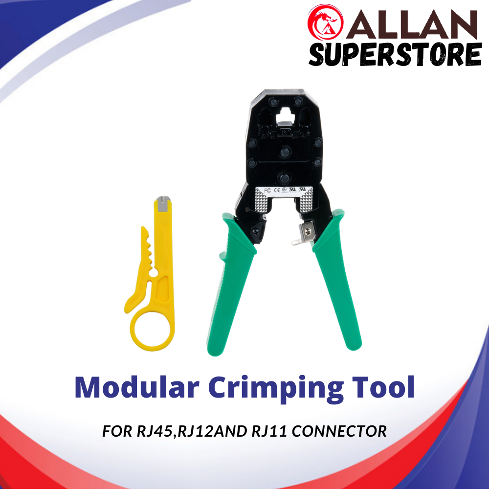 Allan Superstore 3 in 1 Modular Crimping Tool, Rj45, Rj11 Cat5e / Cat6 ...