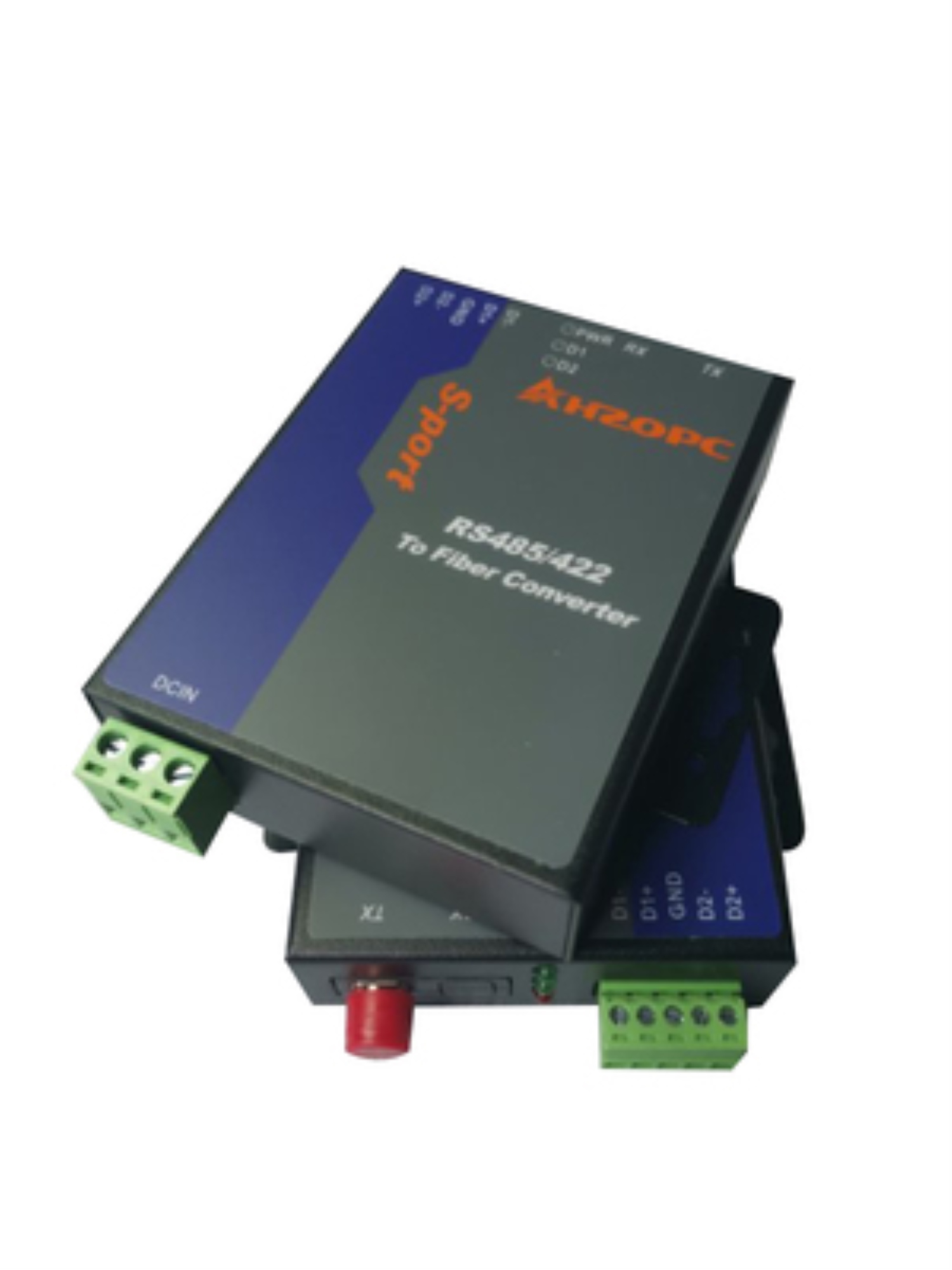 2 Way RS485 Two-way Optical Fiber Converter 485 Optical Cat 485 Optical ...