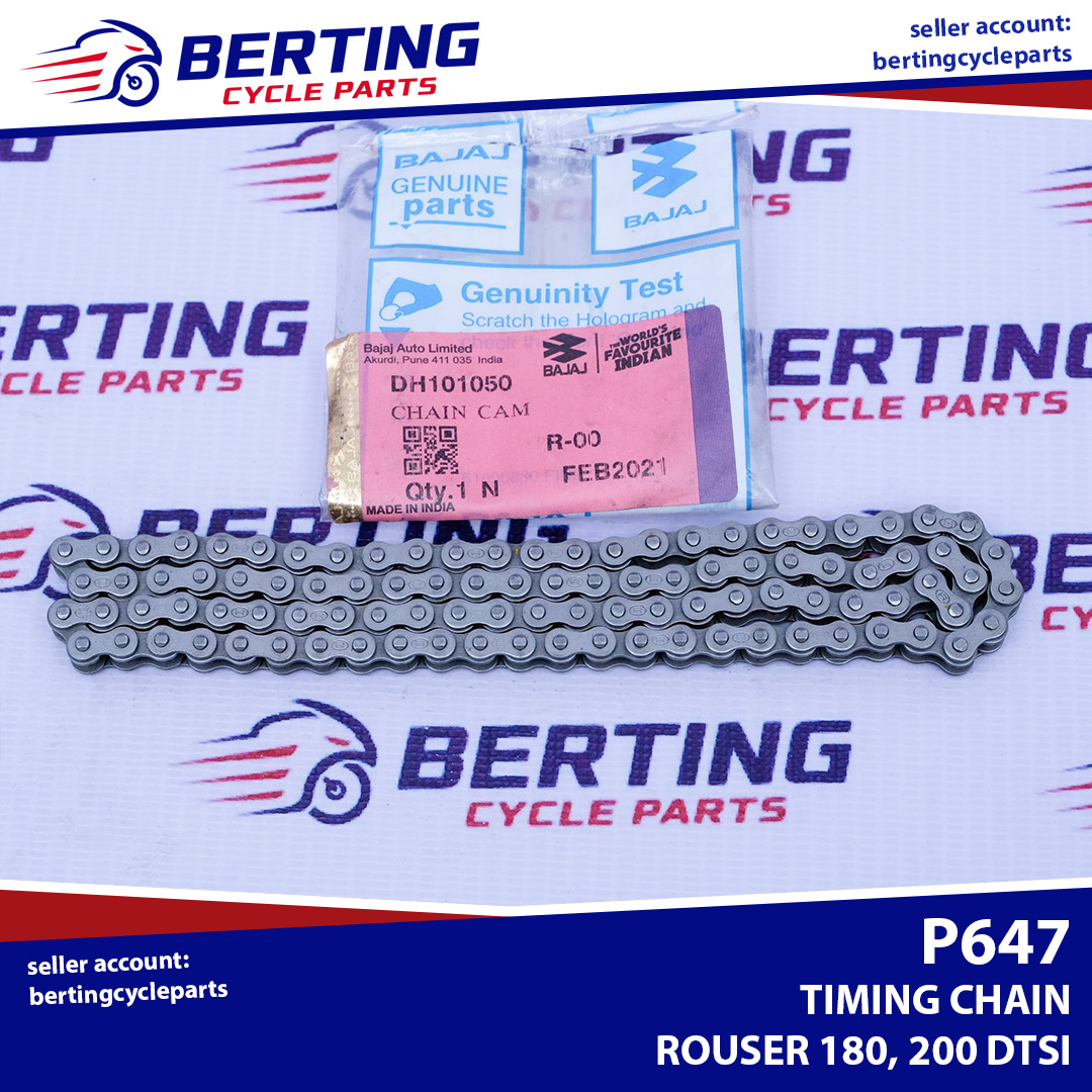 CAM TIMING CHAIN Camshaft Rouser 180 200 DTSI old Genuine JC101035 ...