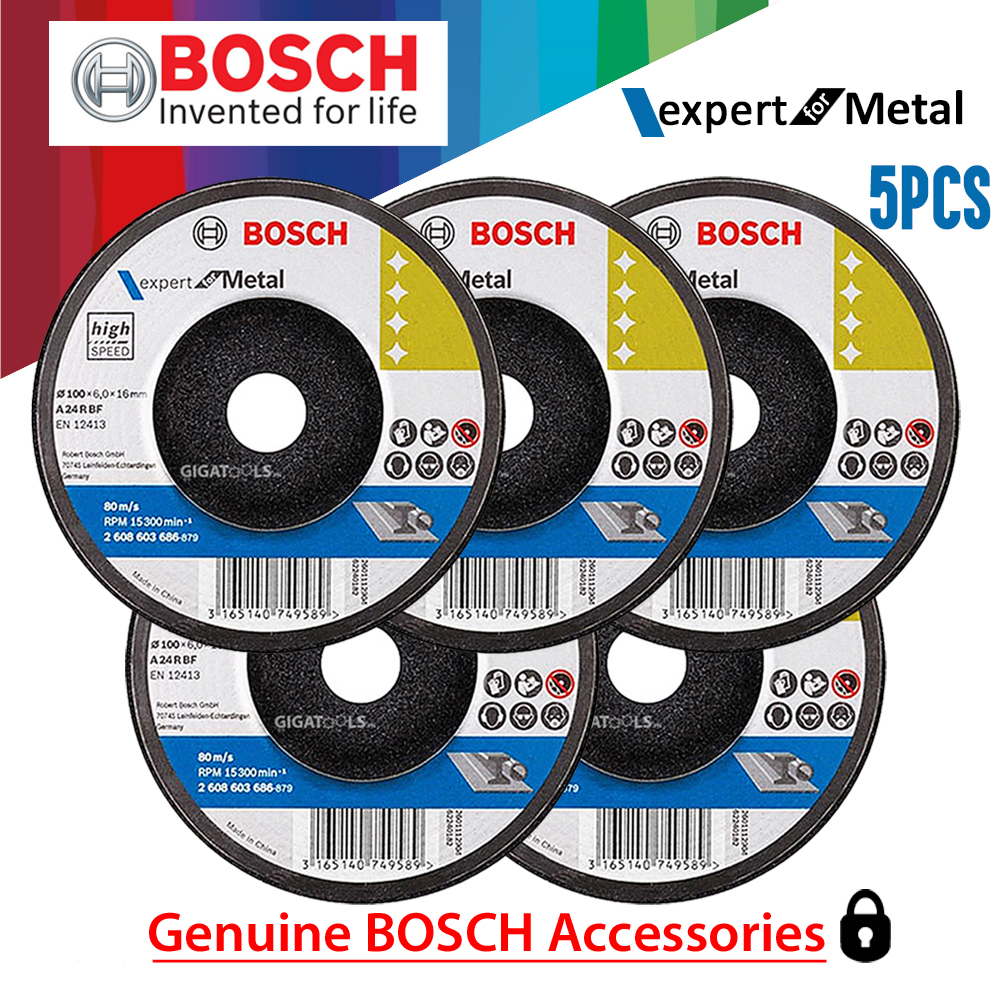 Bosch Grinding Disc 4" Expert for Metal ( 2608603686 ) with VARIANTS ...