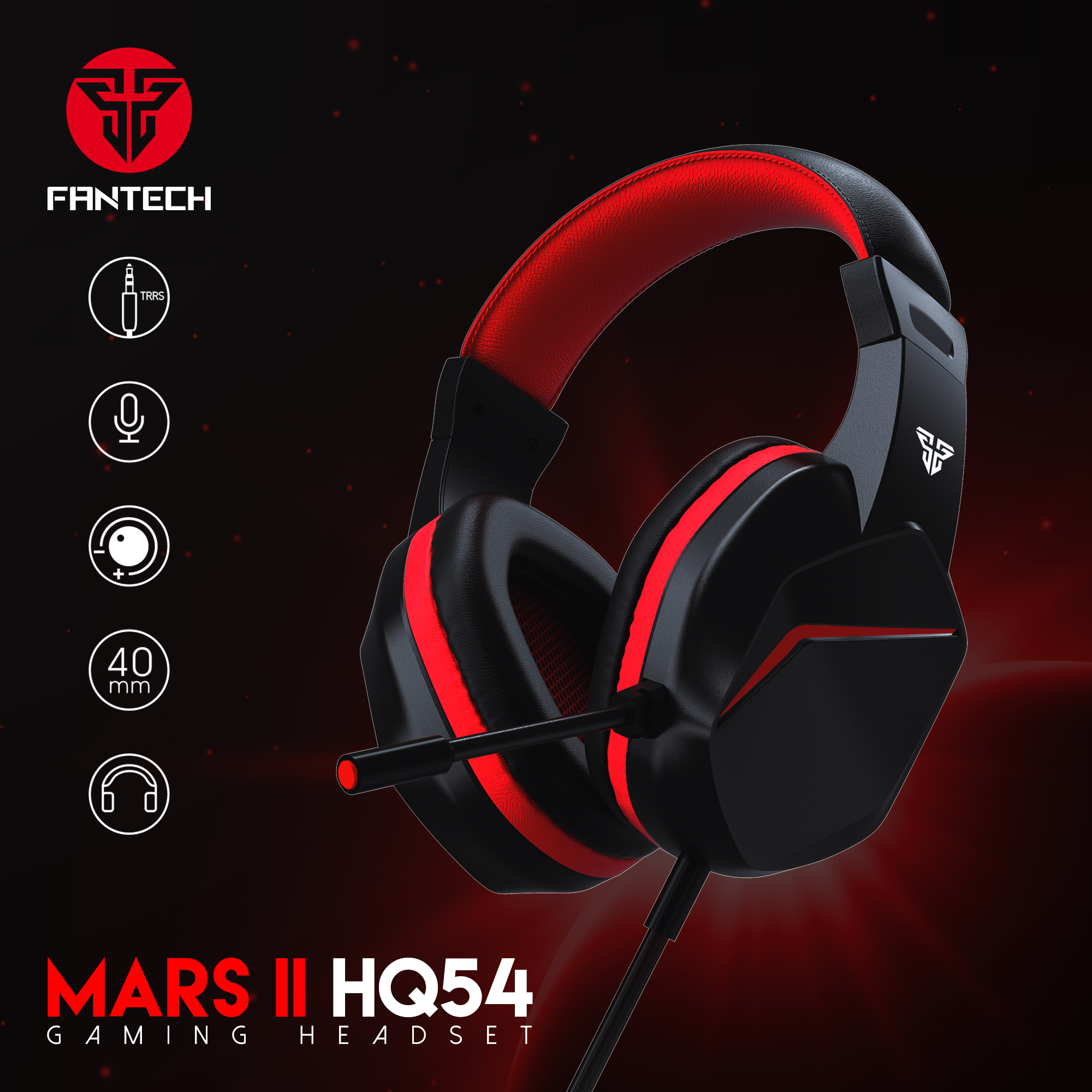 FANTECH MARS ll HQ54 GAMING HEADSET | Lazada PH