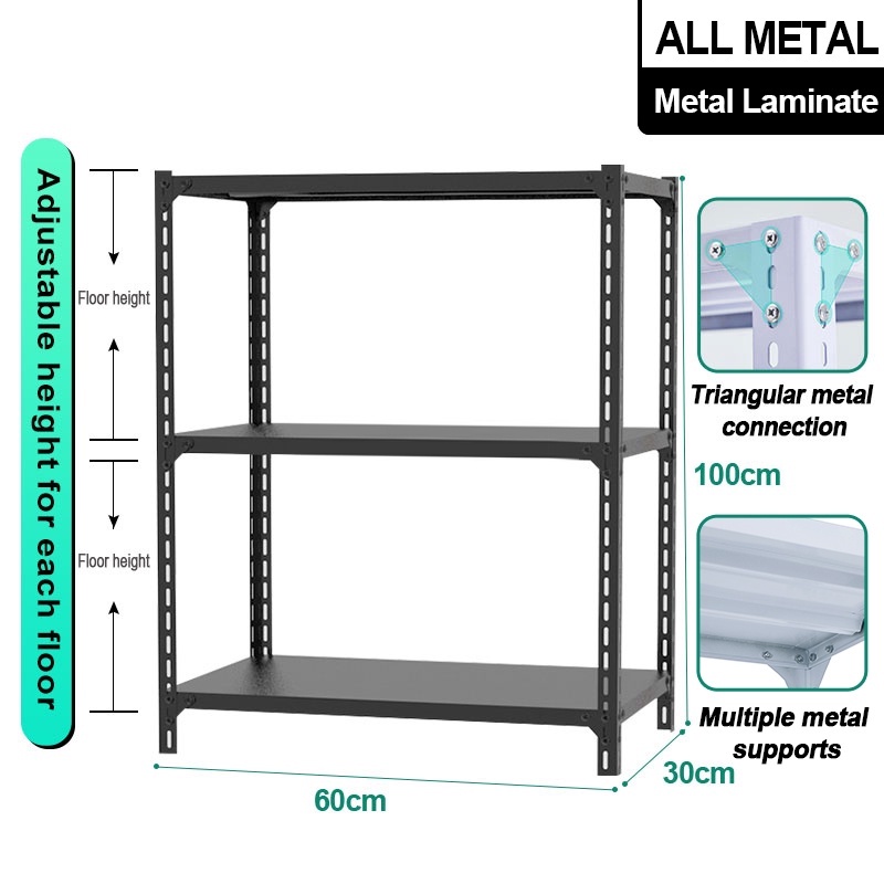 【Load 450 KG】Boltless Rack Steel Rack Shelves 5 layers Metal Rack ...