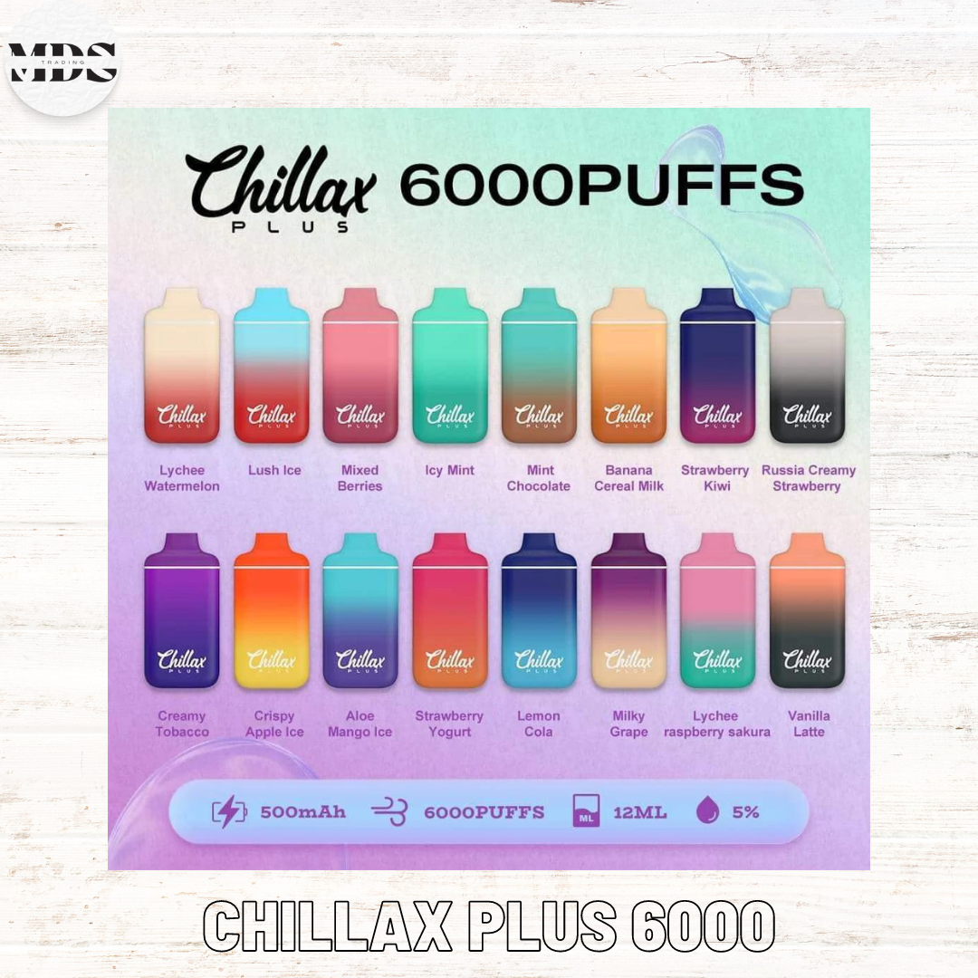 Chillax Plus 6000 Puffs 101% Legit and Original | Lazada PH