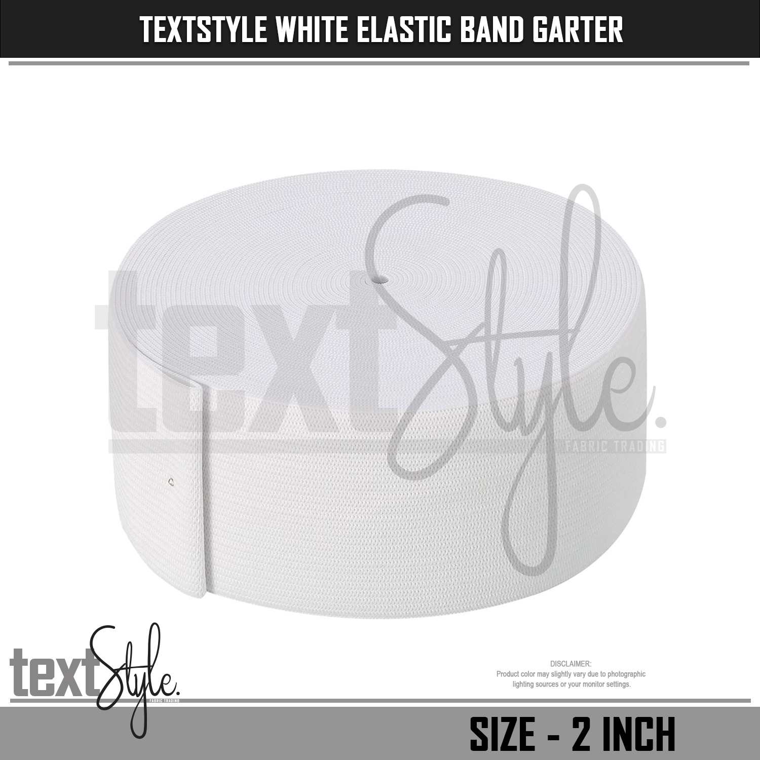 Textstyle White Elastic Band Garter (Sold Per Kilo) Made in Korea ...
