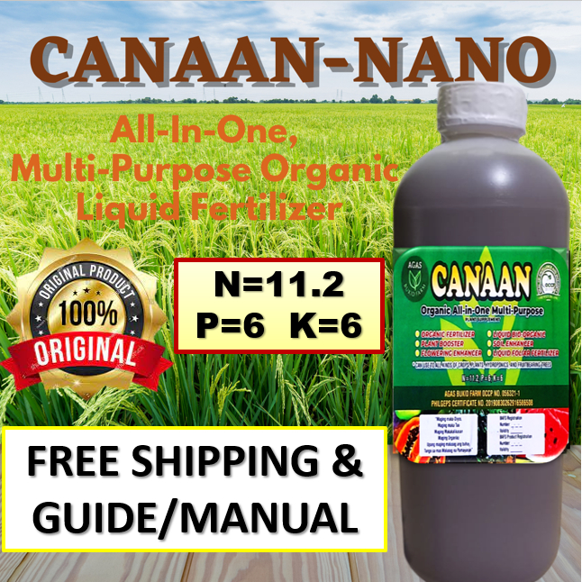 CANAAN NANO MULTI PURPOSE ALL IN ONE FOLIAR FERTILIZER MULTIPURPOSE ...