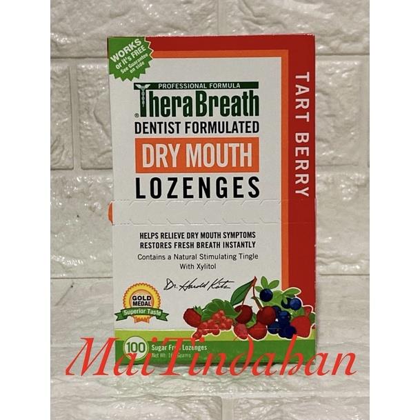 Therabreath Dry Mouth Lozenges Mandarin Mint per 20 or 100 Wrapped ...