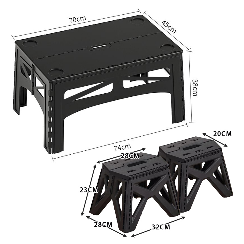 JSF Outdoor Camping Stool Folding Chair Non Slip Folding Stool Stepping ...