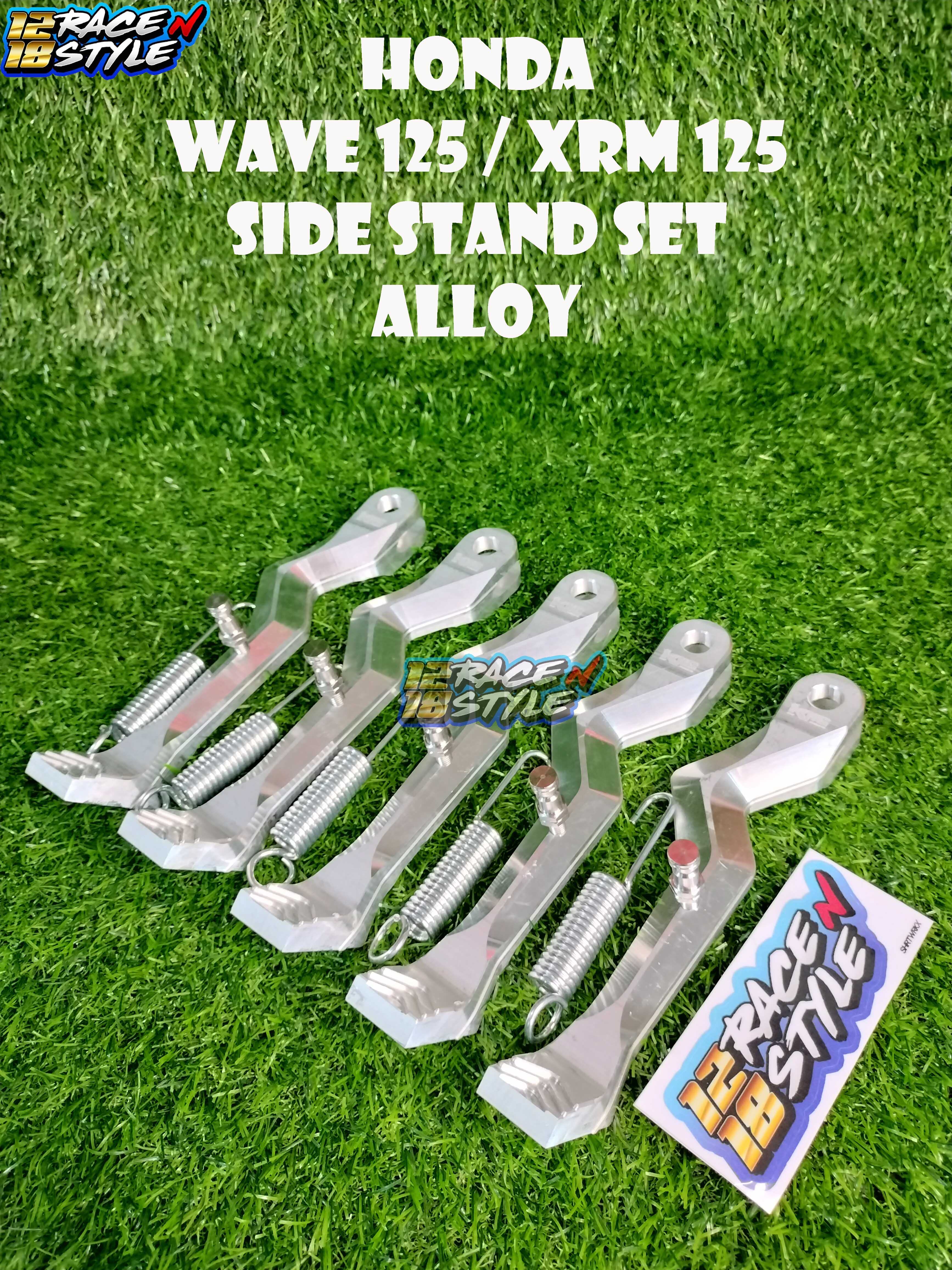 KING OF DRAG SIDE STAND ALLOY HONDA WAVE / XRM / RS 125 THAILAND MADE ...