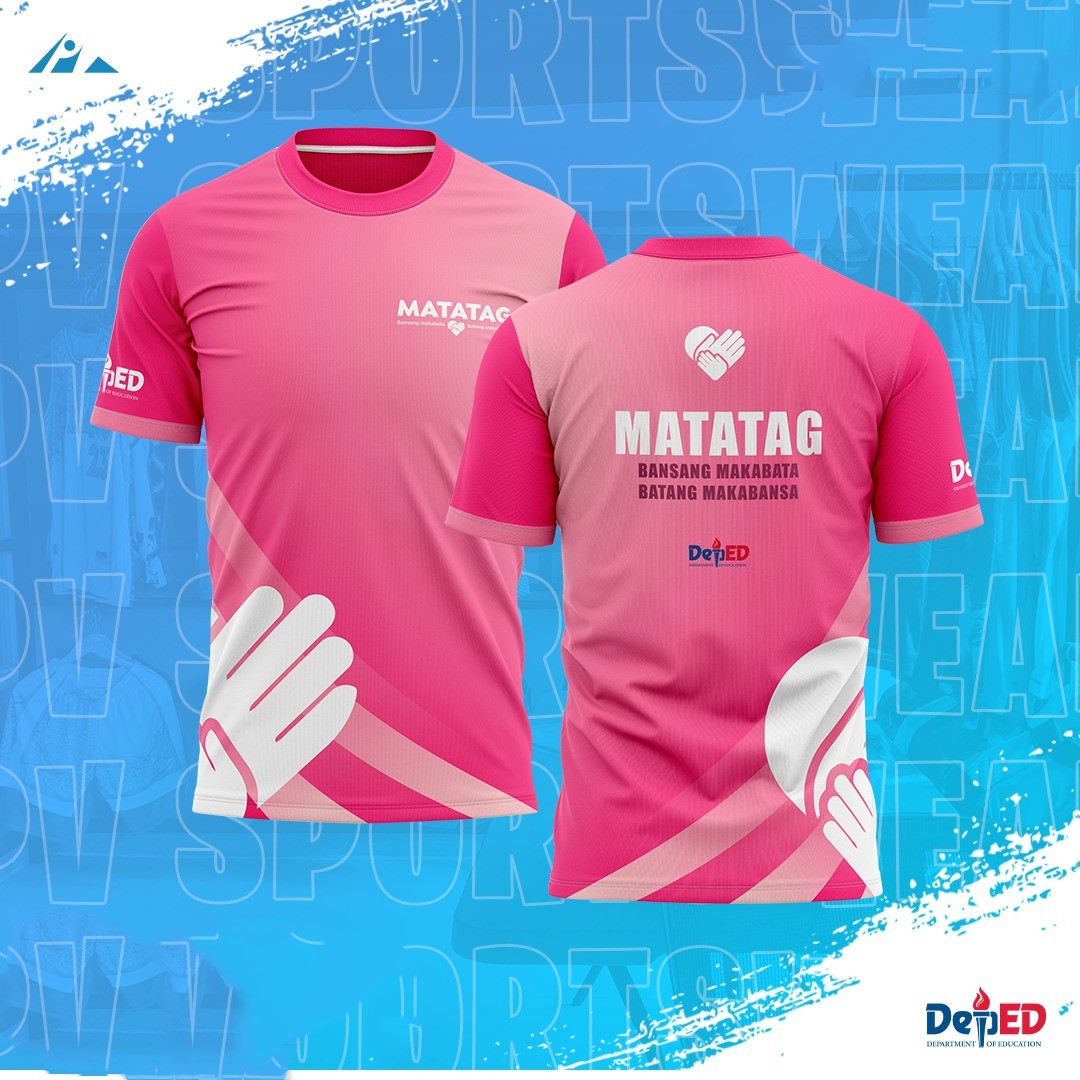 Full sublimation t-shirt designs ni DepEd Matatag para sa mga guro ...