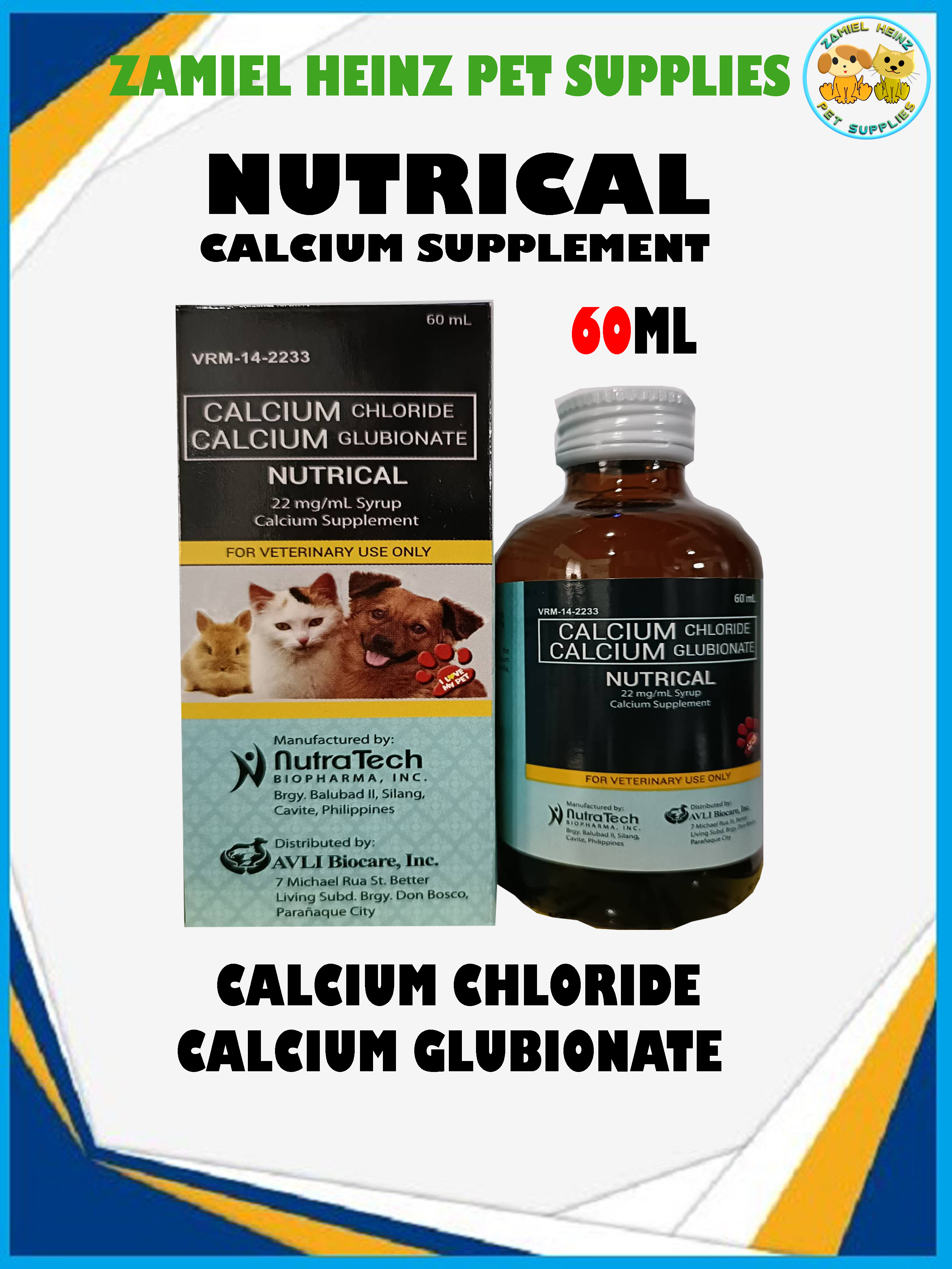 Nutrical 60mL (Calcium Chloride, Calcium Glubionate) | Lazada PH