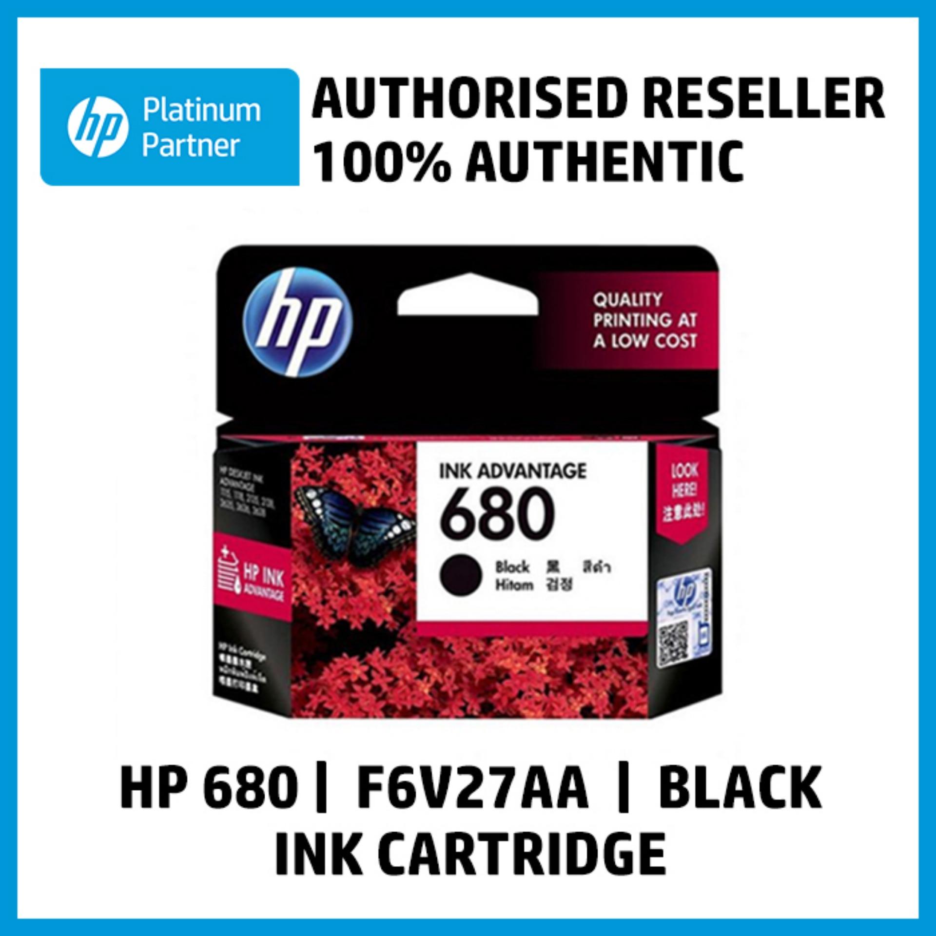 HP 680 Black Original Ink Cartridge (F6V27AA) | Lazada PH