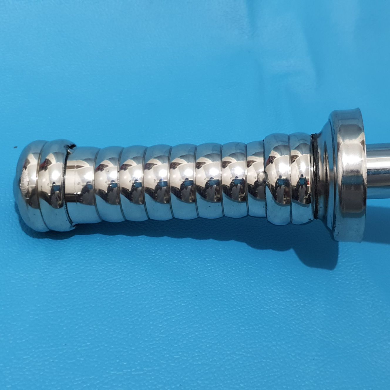 Stainless Steel Motorcycle Hand Grips for Honda TMX and Kawasaki Barako ...