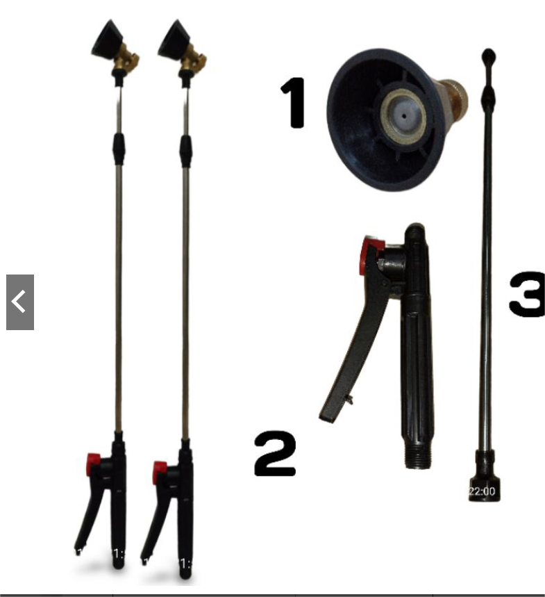Pesticide Sprayer Kit Handle Switch Telescopic Extension Pole Spray ...