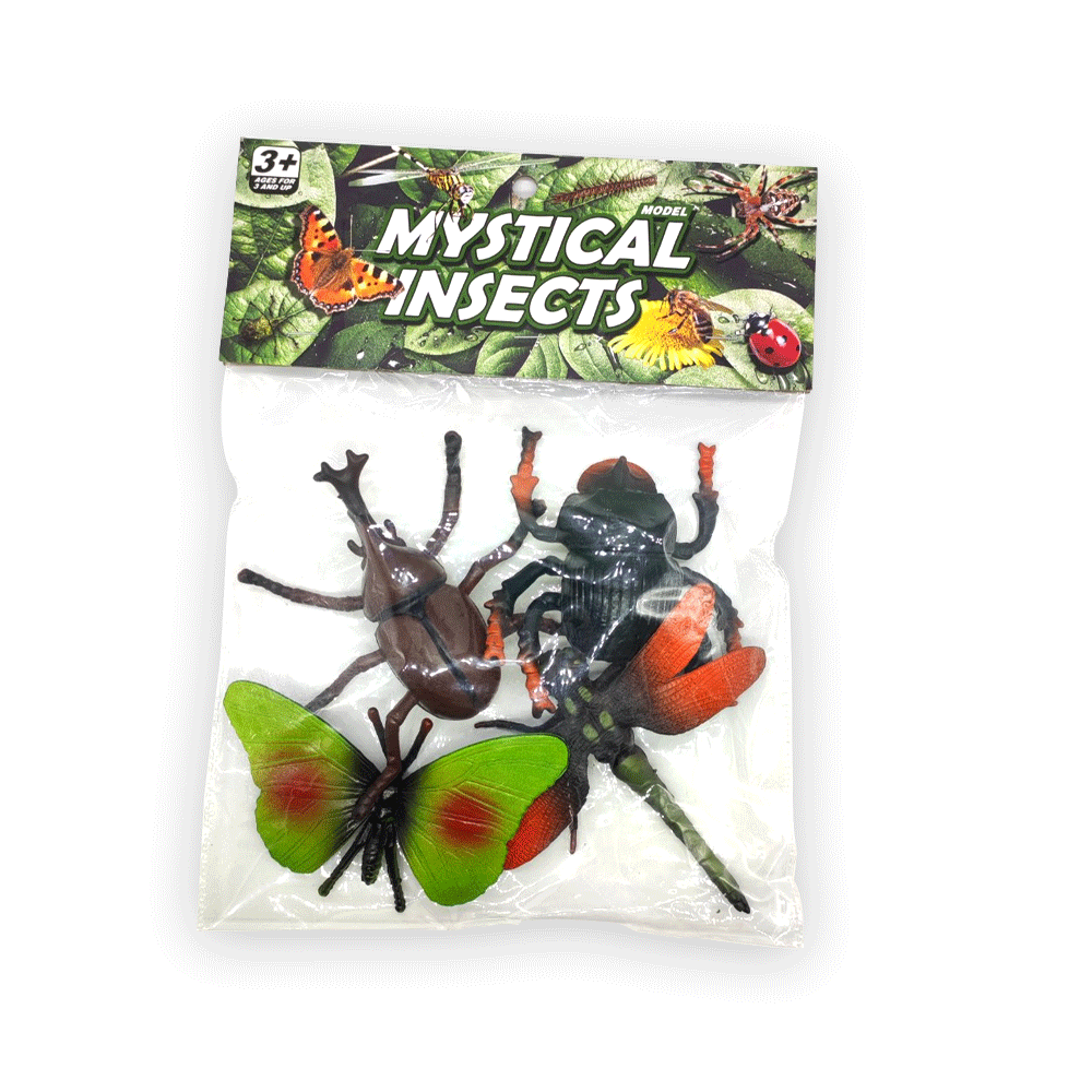 Otaku Shoppu | Insects Toy Set, Realistic Bugs Figures Toys, Plastic ...