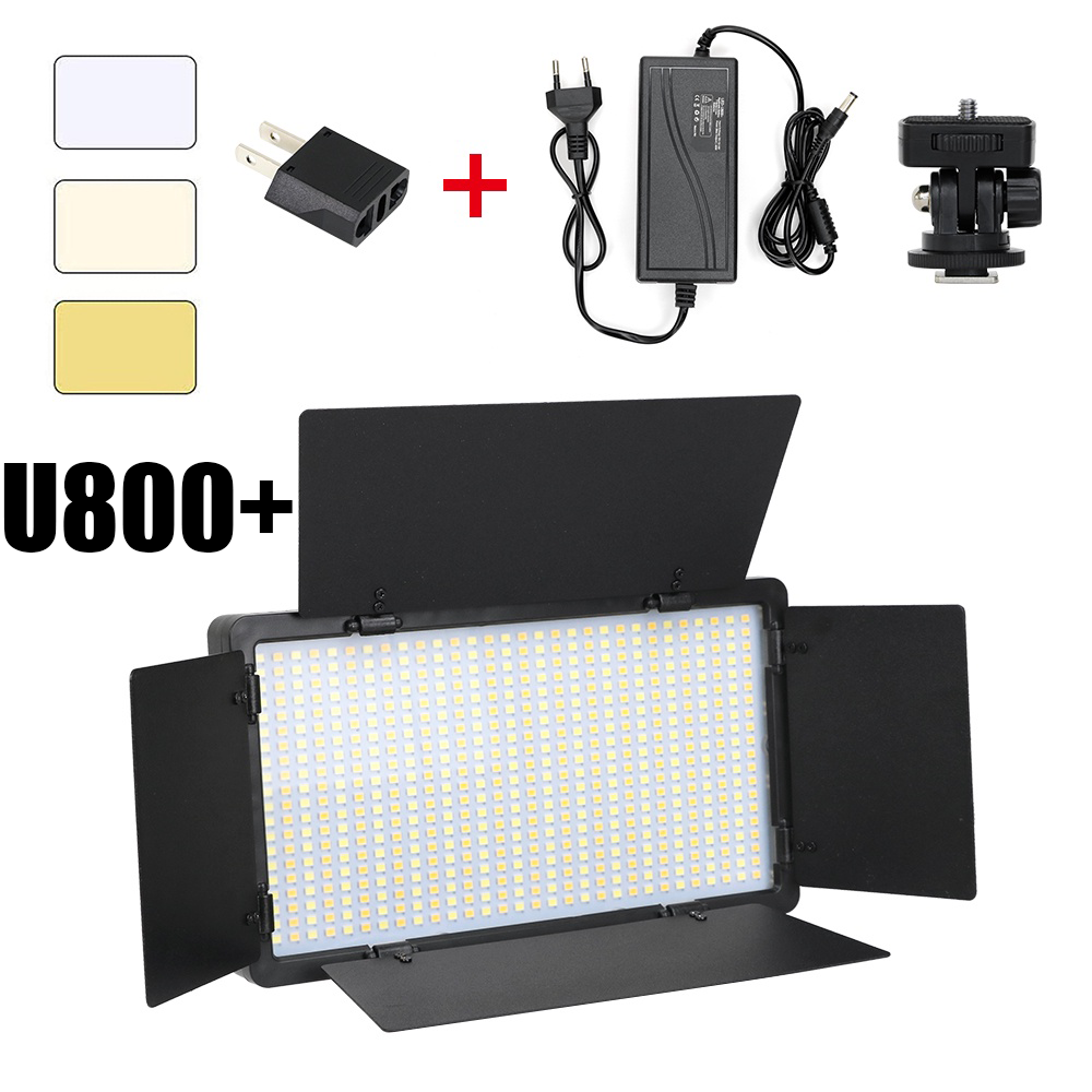 DSLR Camera PRO LED Fill Light U600+ U800+ For Indoor & Outdoor Dual ...