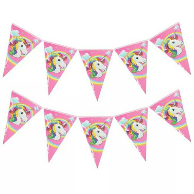 Unicorn Banderitas Unicorn party supplies Unicorn Glam party needs ...