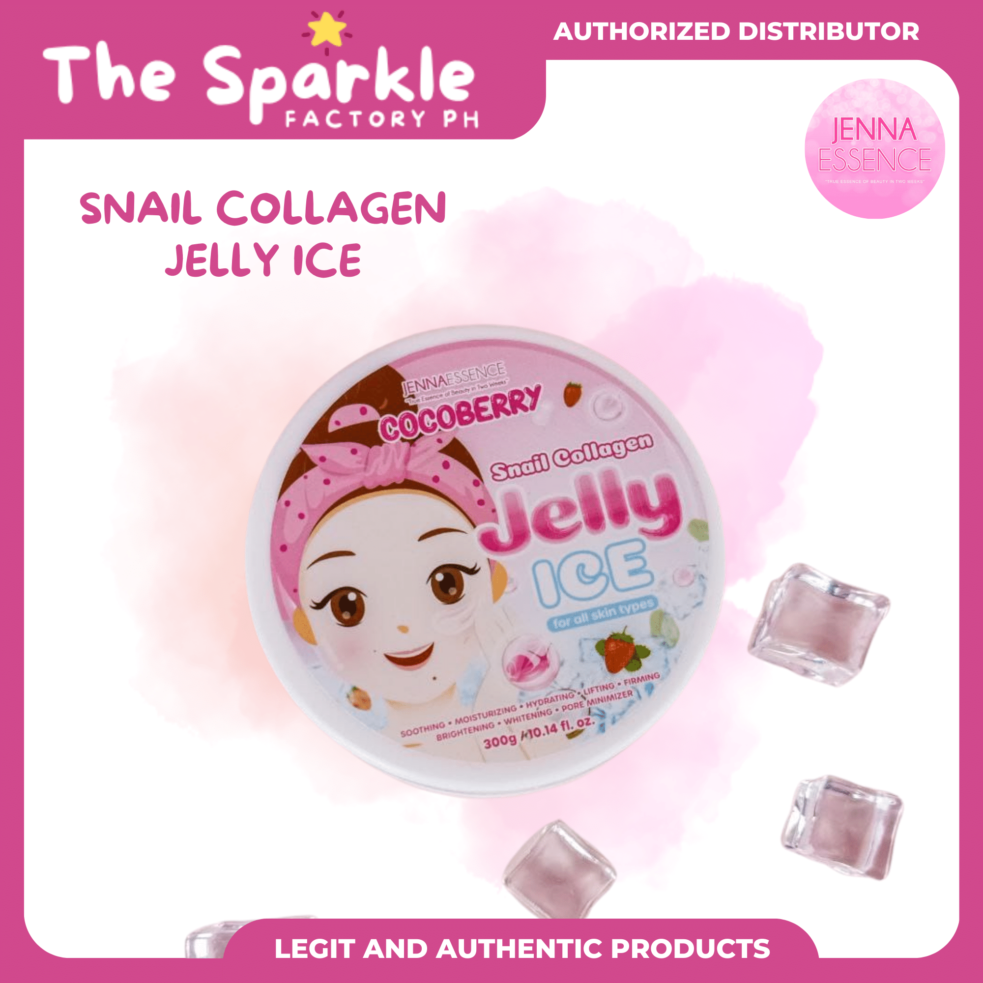Authentic Jenna Essence Collagen Jelly Ice Moisturizing Mask 300 grams ...