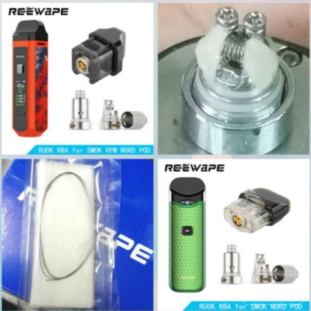 Nord Pod RBA, Trinity Alpha and RPM40 Pod Rebuildable Coil deck | Lazada PH