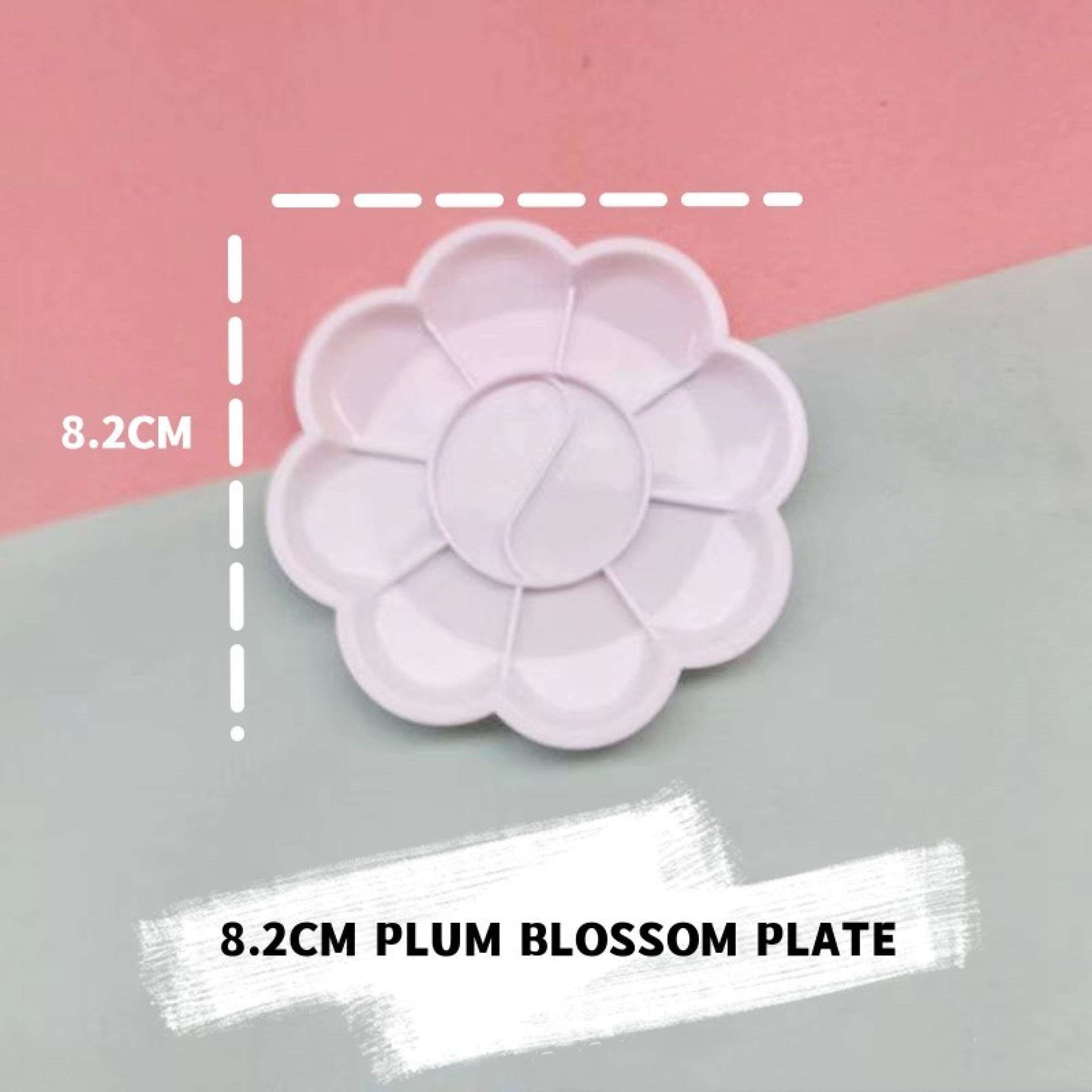 Coloring Mixing Plate Colorful Watercolor Plastic Paint Palette School ...