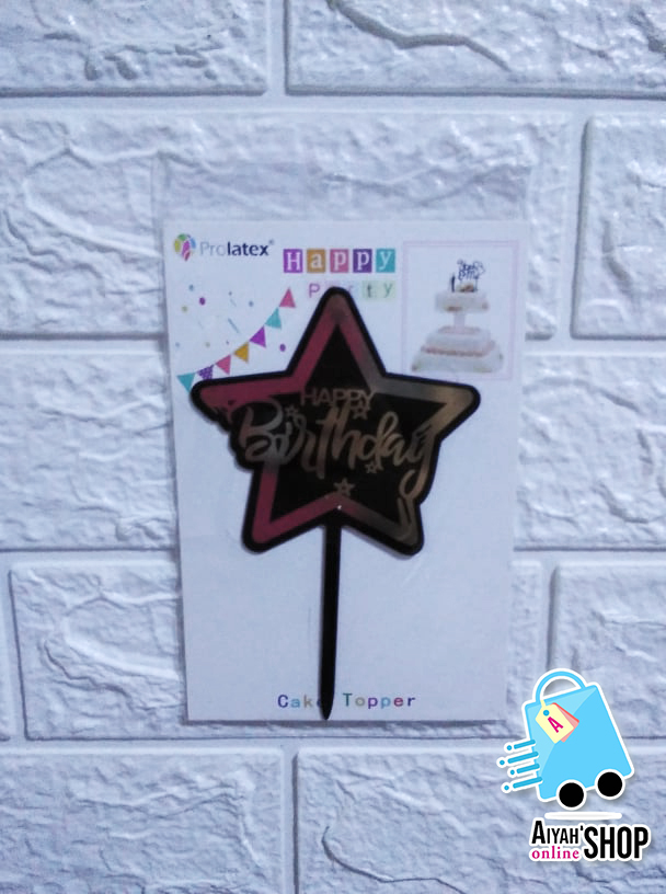 ACRYLIC HAPPY BIRTHDAY CAKE TOPPERS | Lazada PH