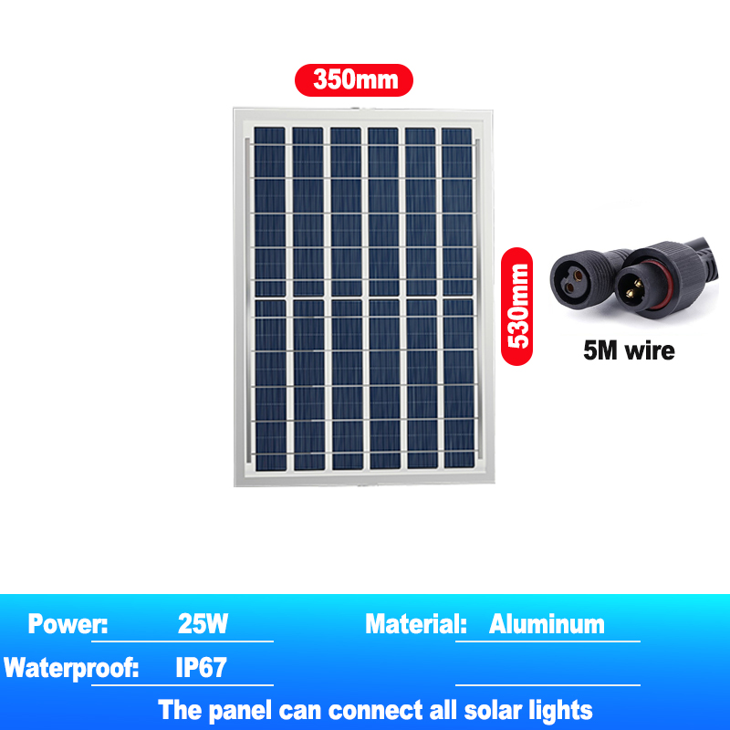 Solar light panel 2 pin solar lamp panel aluminum ip67 polycrystalline ...