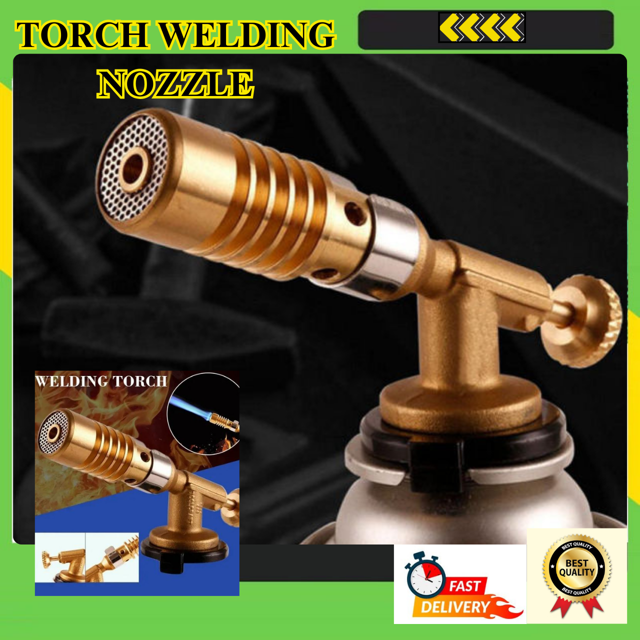 Gas Welding Torch Nozzle High Quality Heat Flame Gun Bronze Brazing ...