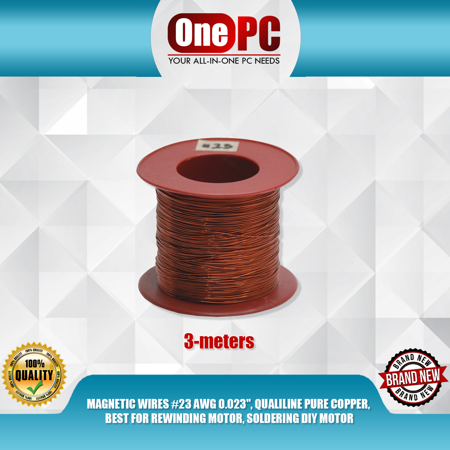 MAGNETIC WIRES #23 AWG 0.023", QUALILINE PURE COPPER, BEST FOR ...