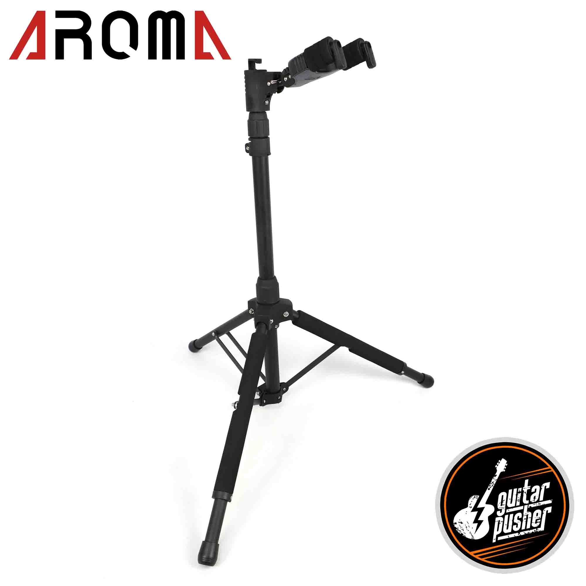 Aroma AGS-09S Tripod Style Auto-lock Folding Guitar Stand | Lazada PH