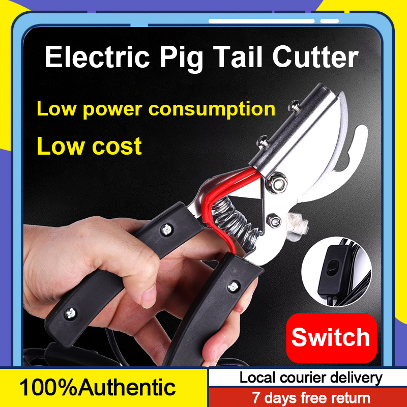Electric Pig Tail Cutter 220V Electro-thermal Heating Tail Pliers for ...