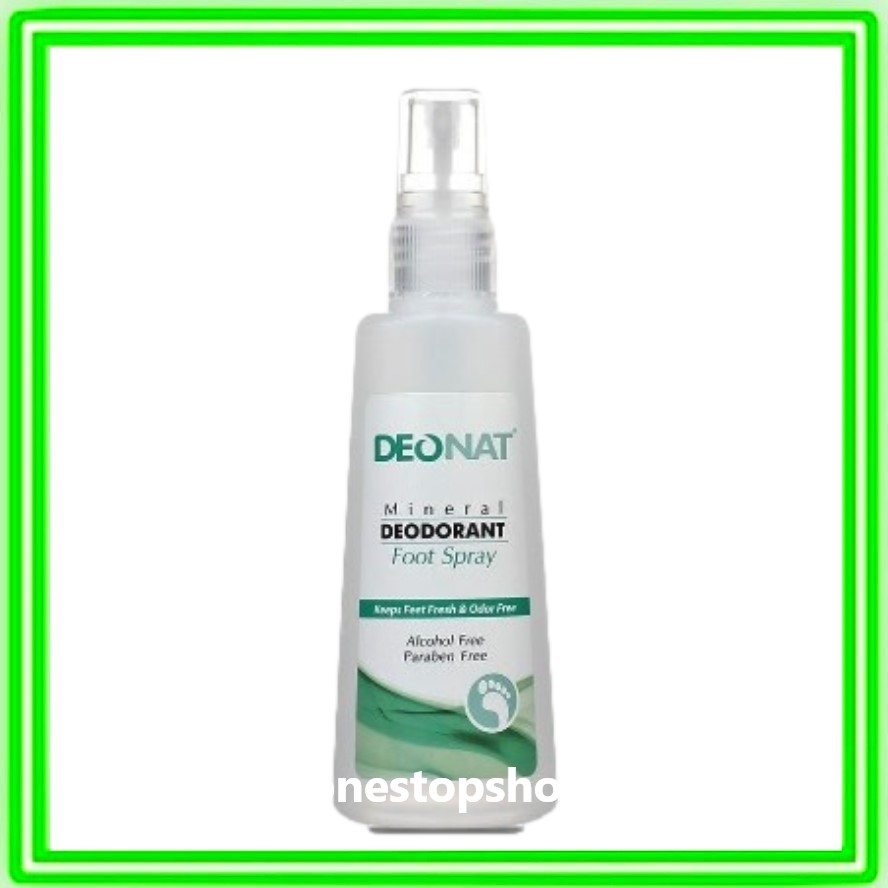 Deo Nat Mineral Deodorant Foot Spray 100mL | Lazada PH