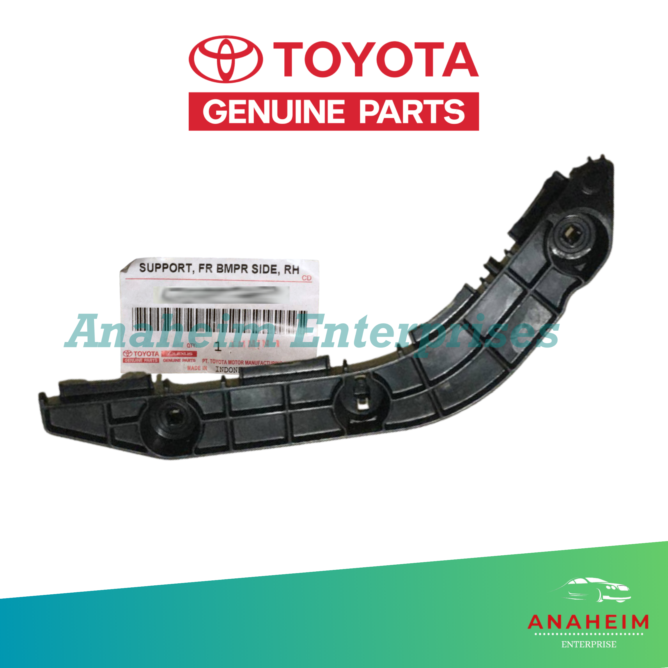 Toyota Innova 2012 - 2016 Front Bumper Support Retainer Right Hand ...