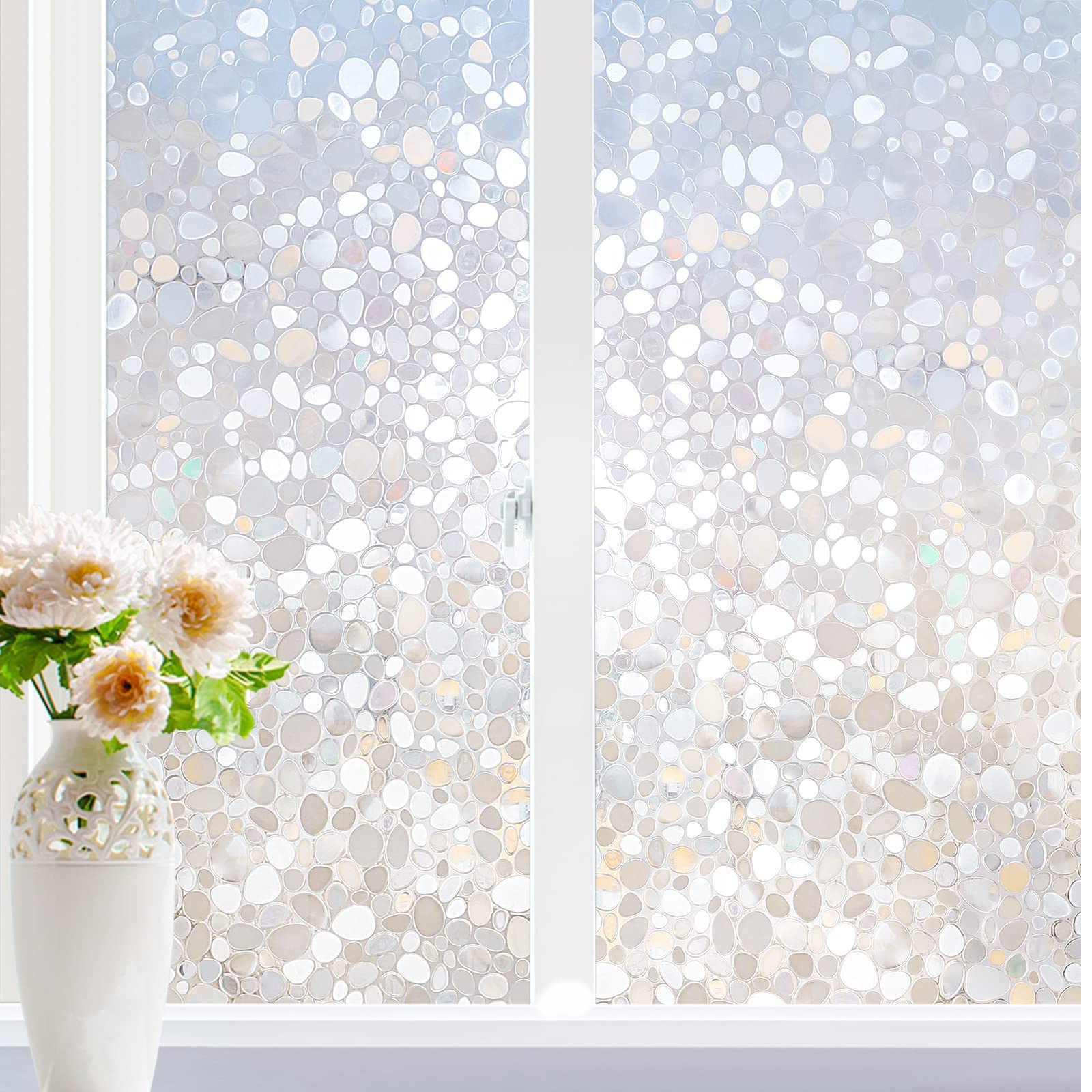 (45cm*200cm) GS Window Privacy Film, Decorative Window Clings, UV ...